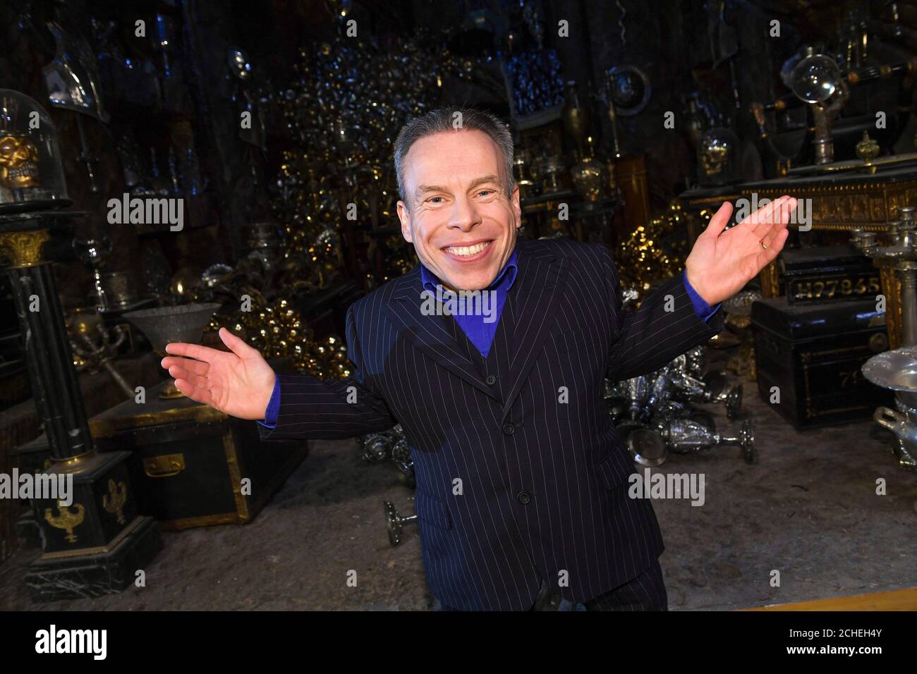 EDITORIAL USE ONLY Warwick Davis in the Lestrange Vault set at the ...