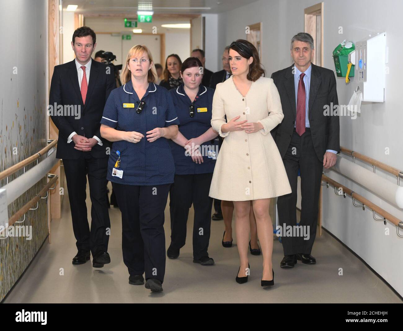 Princess Eugenie visits the Royal National Orthopaedic Hospital in ...