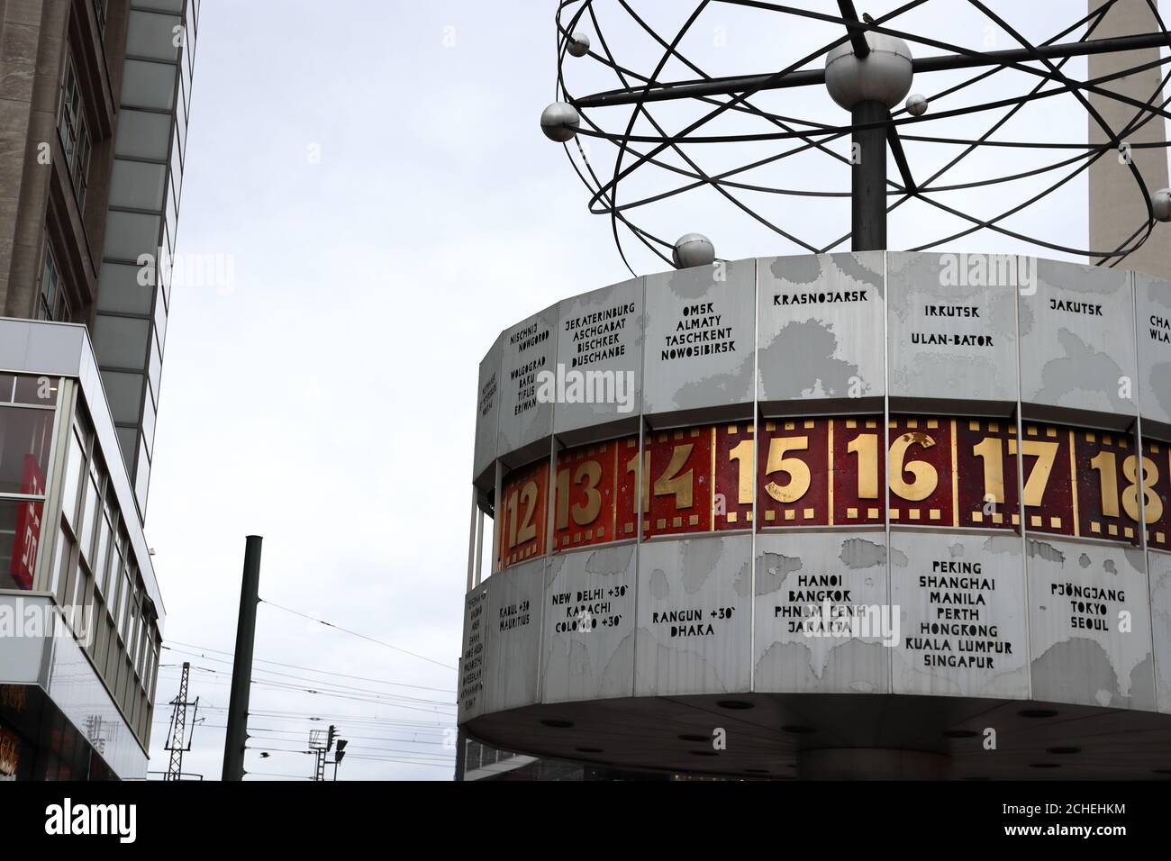 World clock at the alexanderplatz hi-res stock photography and images ...