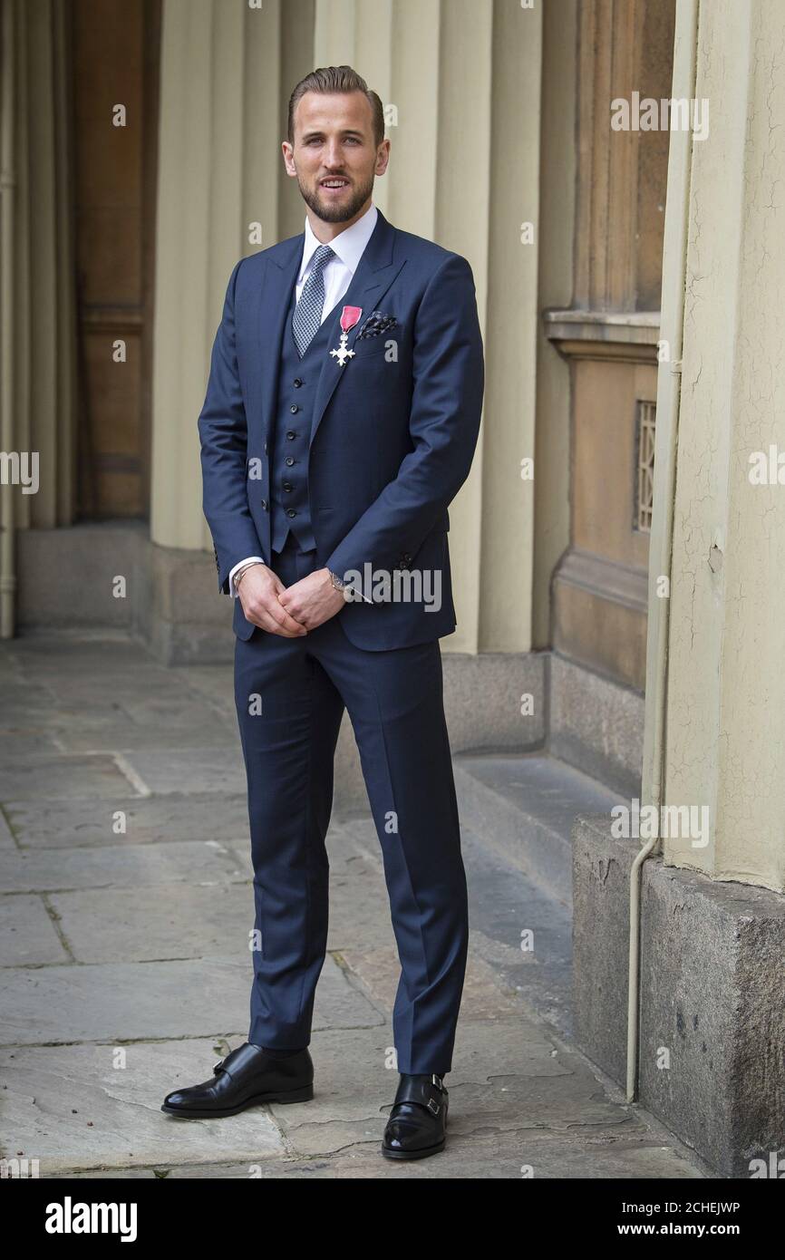 England soccer captain Harry Kane, with his partner Kate Goodland ...