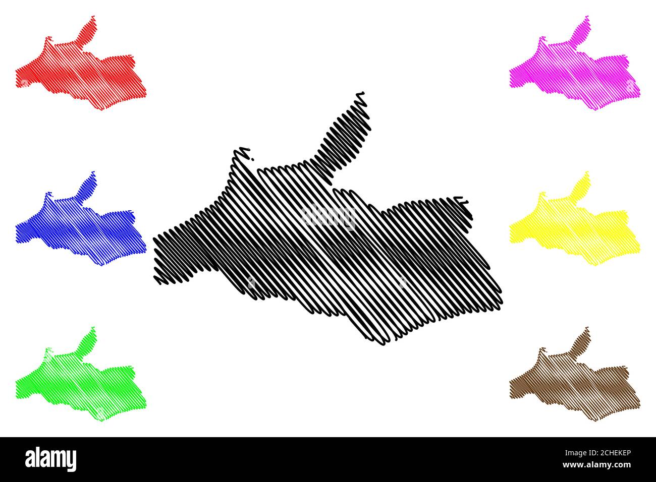 Al Ain City (United Arab Emirates, UAE, Emirate of Abu Dhabi) map ...