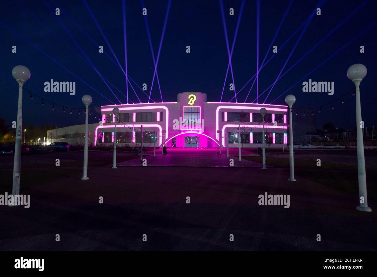 EDITORIAL USE ONLY General views of the new 'Splash' £40m swimming pool ...