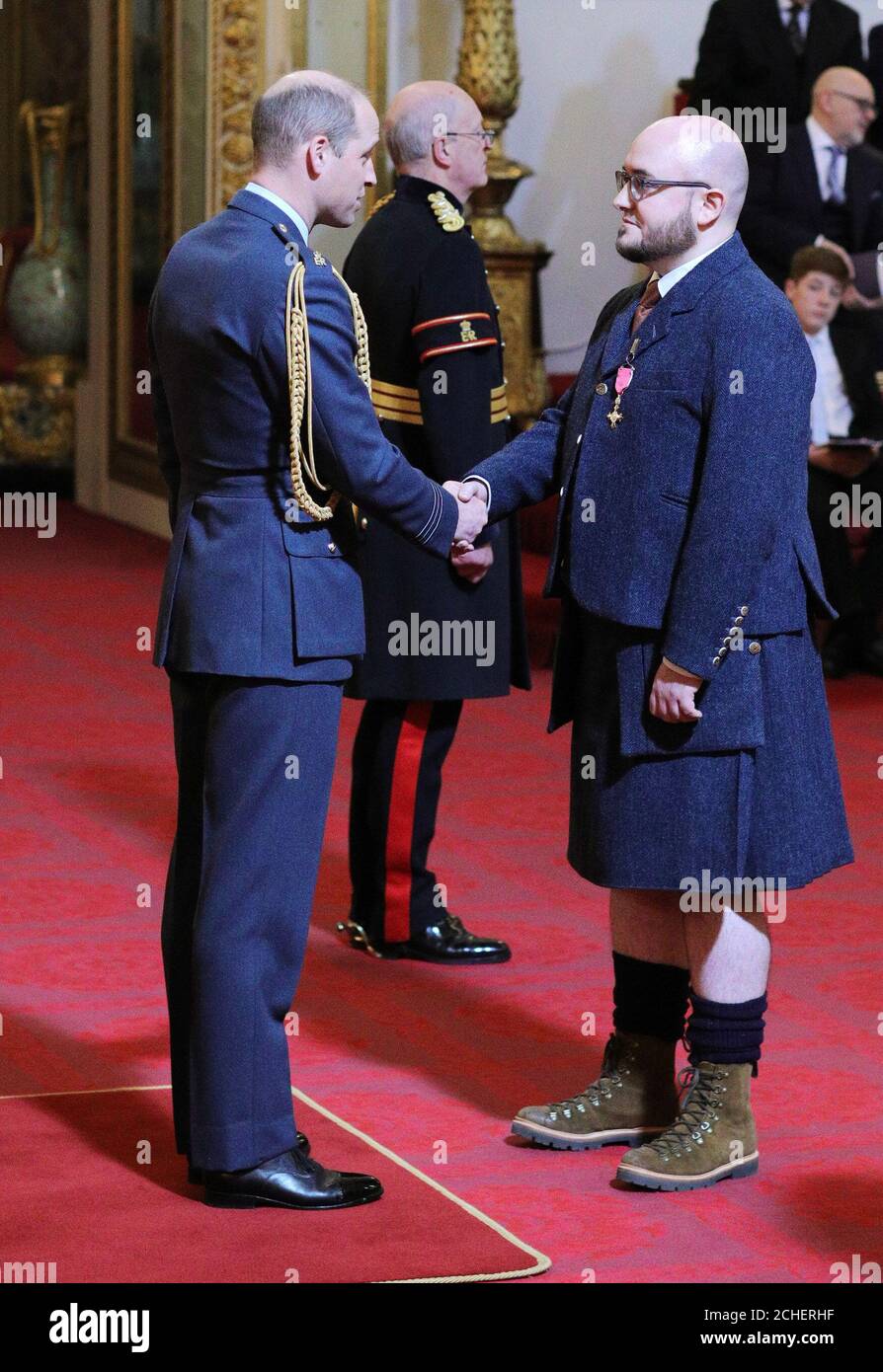 Officer order british empire obe buckingham palace hi-res stock ...