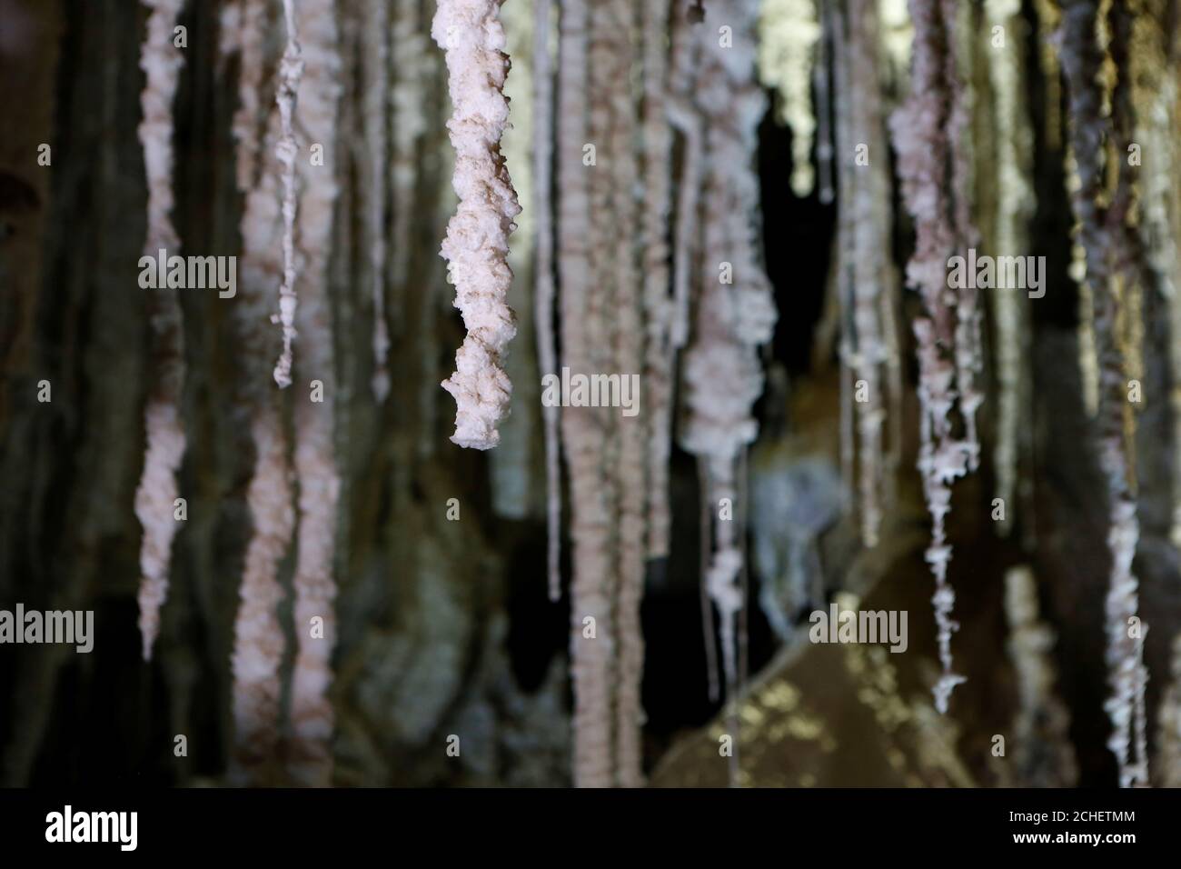Dead sea salt cave hi-res stock photography and images - Alamy