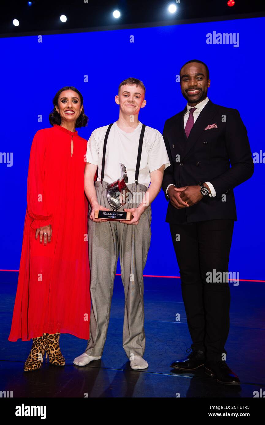 EDITORIAL USE ONLYÊ BBC Young Dancer 2019 grand final winner Max Revell ...