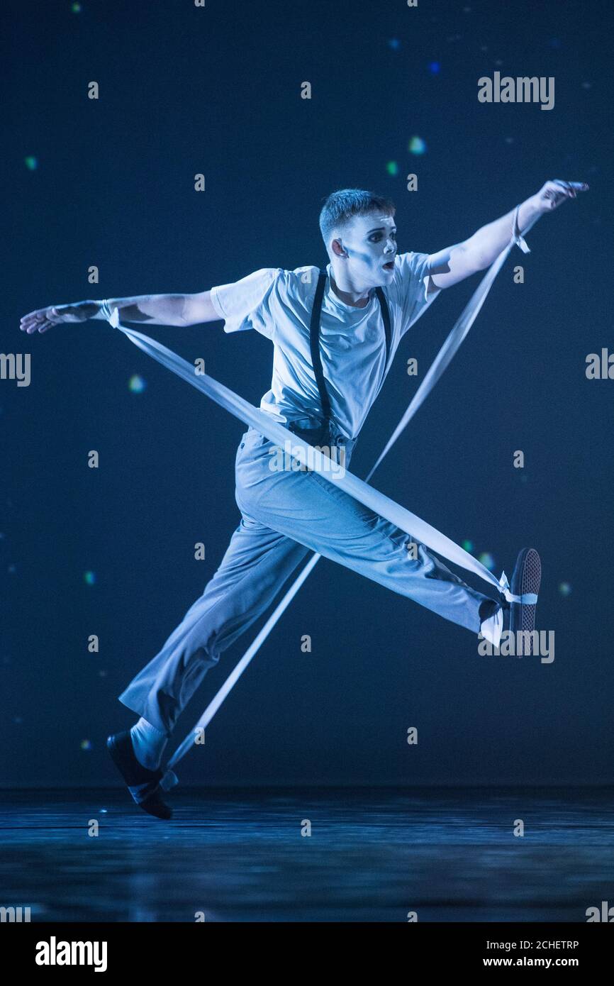 Max Revell performs on stage at BBC Young Dancer 2019 grand final at ...