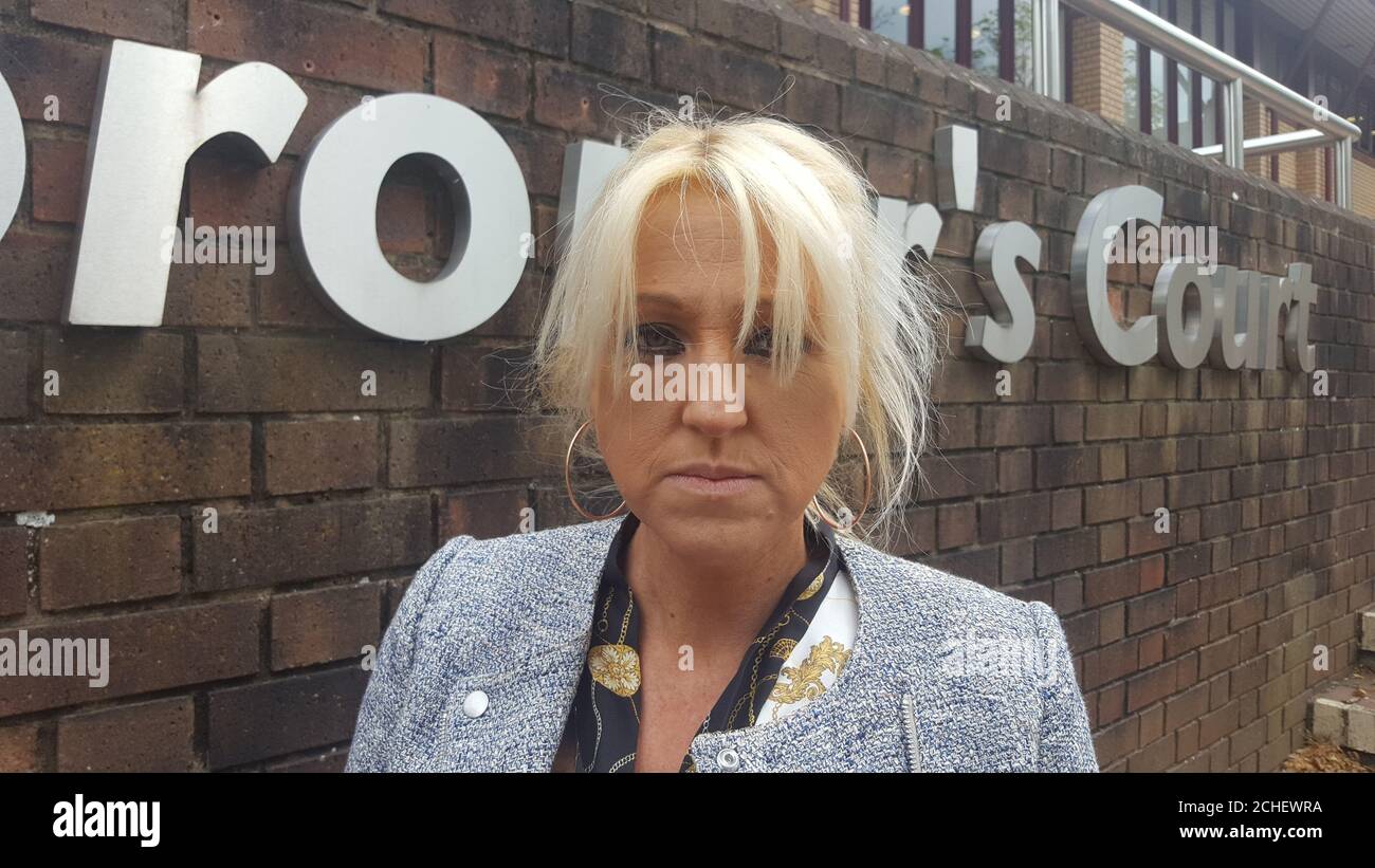 Stacy banner outside surrey coroners court hi-res stock photography and ...