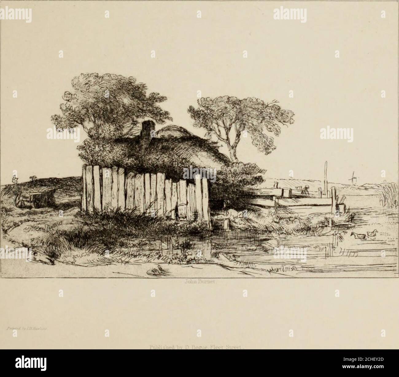 Rembrandt Etchings Landscape