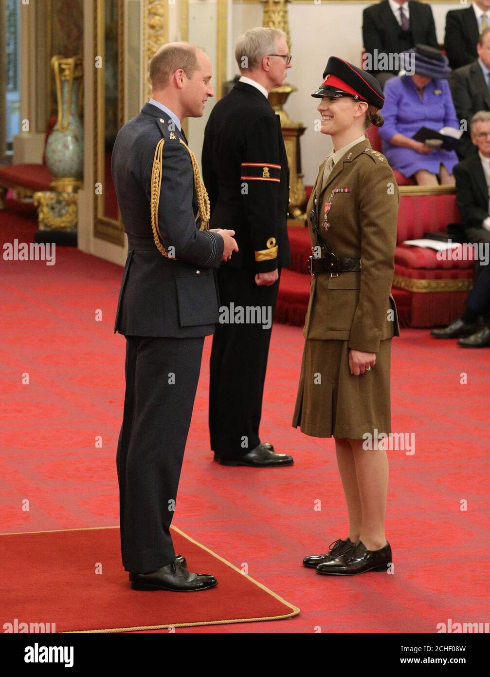 Captain Hannah Graf, Royal Electrical and Mechanical Engineers, is made ...