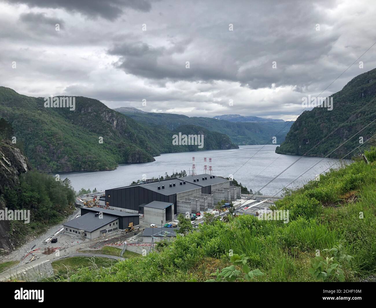 EMBARGOED TO 0001 FRIDAY JUNE 21 A converter power station is being ...