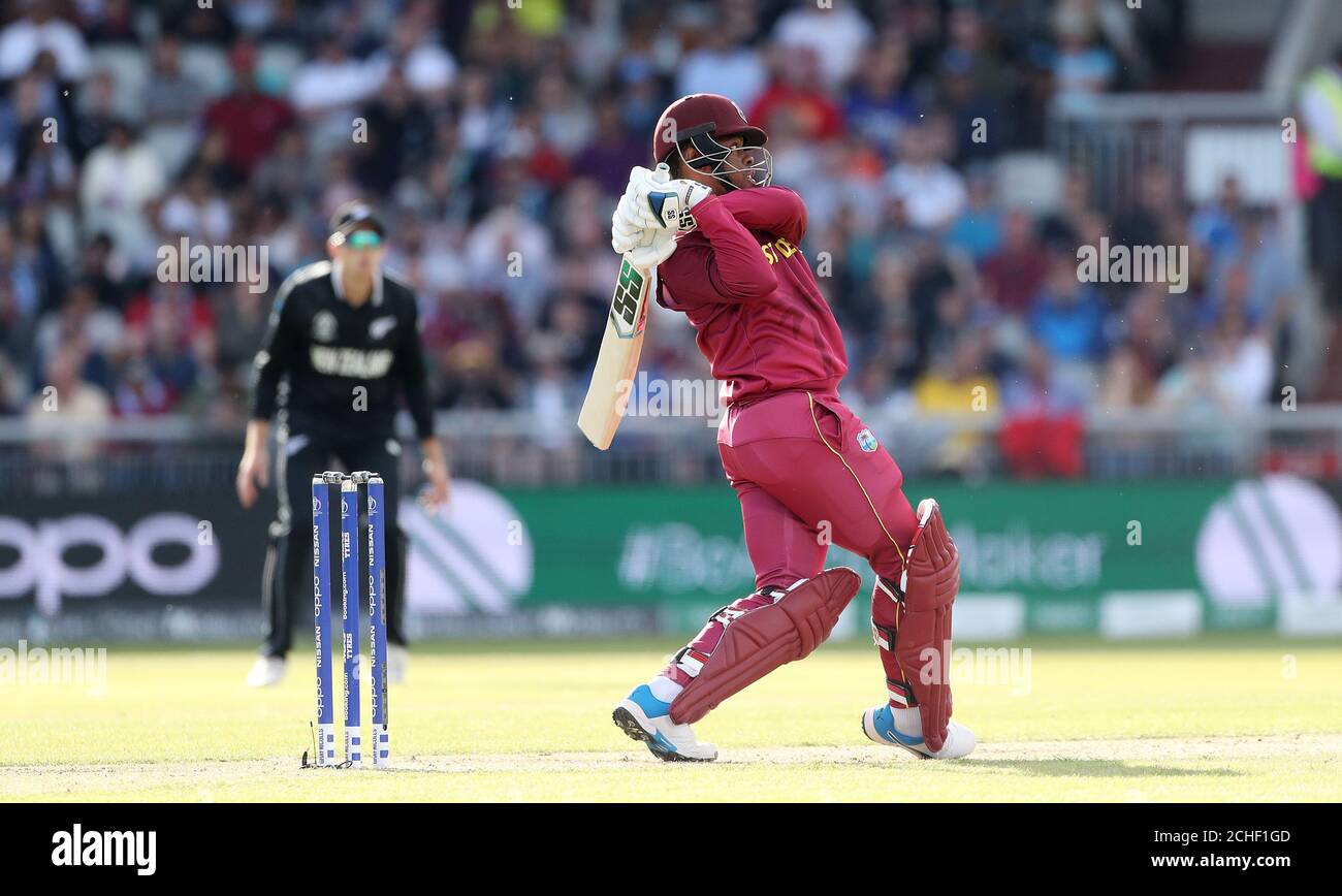 West Indies Shimron Hetmyer during the ICC Cricket World Cup group ...