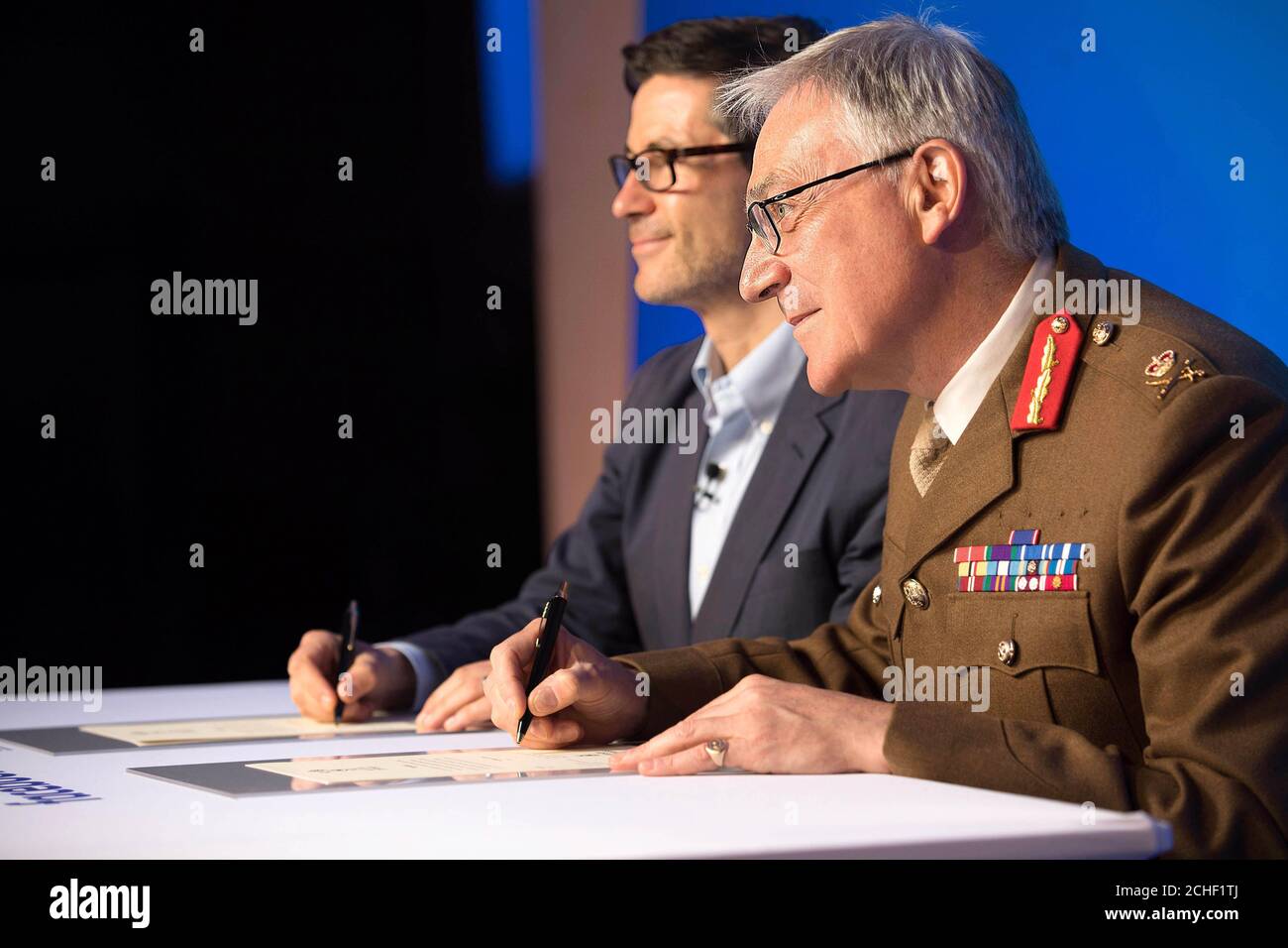 EDITORIAL USE ONLY Lieutenant General Richard Nugee, Chief of Defence ...