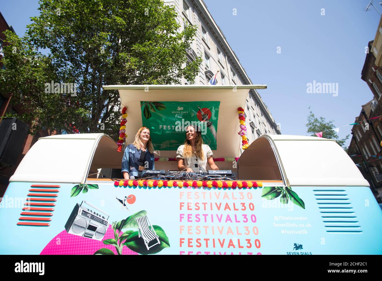 EDITORIAL USE ONLY Jordan Collyer of the Collyer Twins, DJ Festival 30 ...