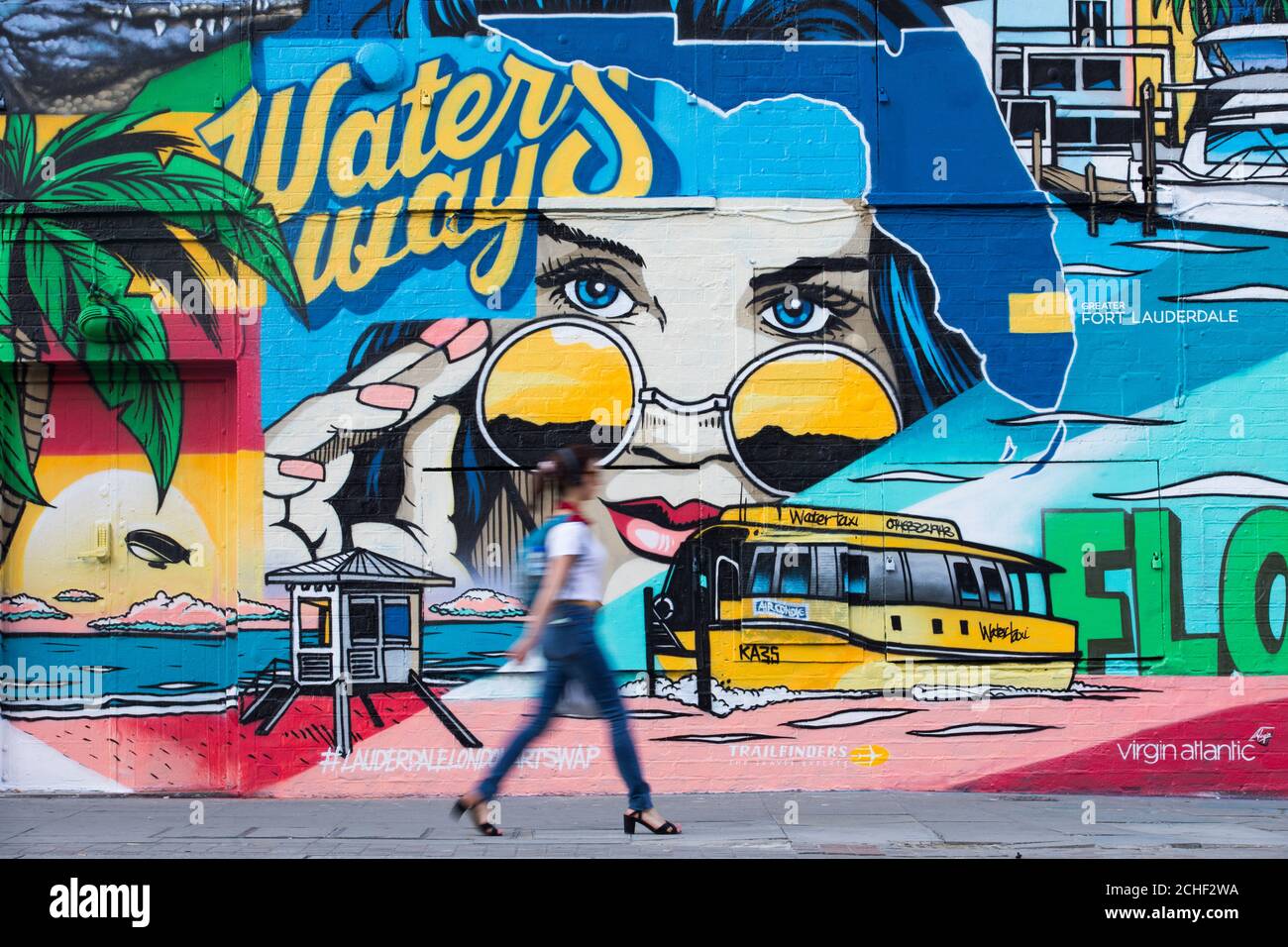 EDITORIAL USE ONLY UK street artists the Graffiti Kings have ...