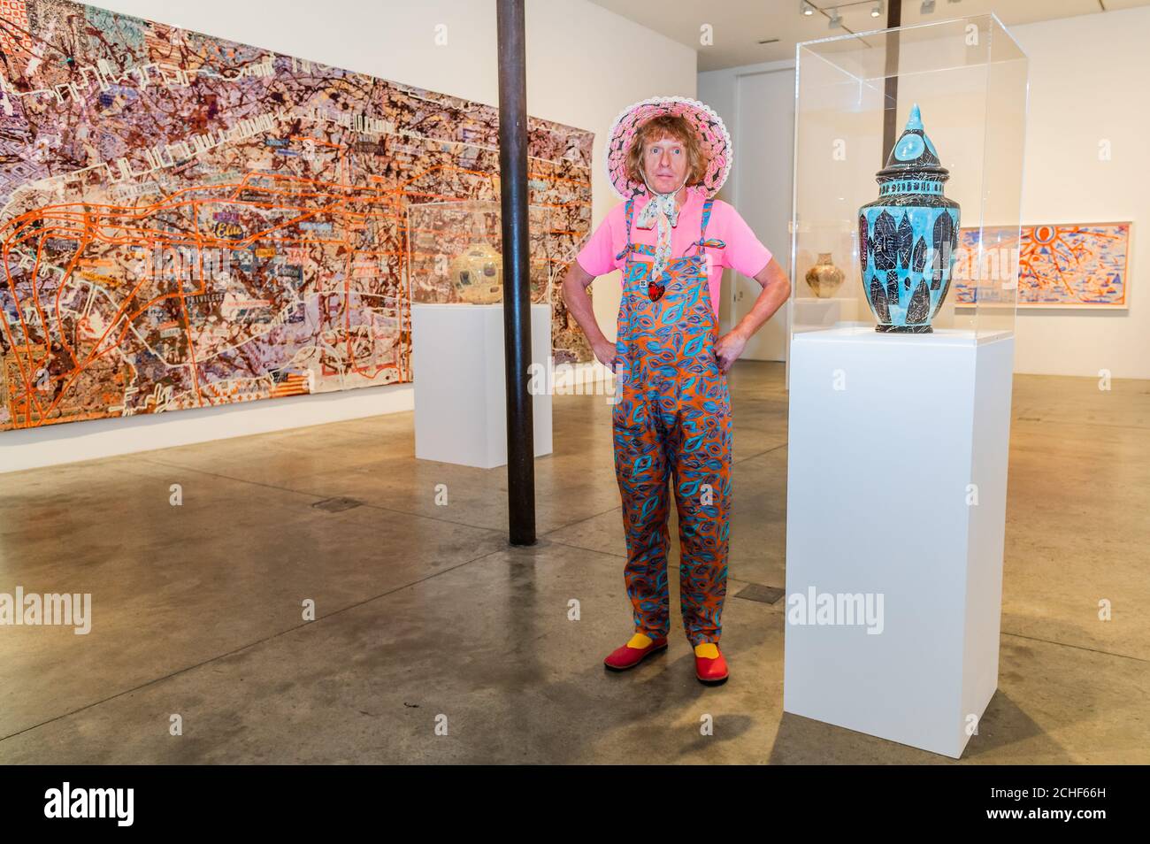 London, UK. 14th Sep, 2020. Grayson Perry with Warhead, 2020 and other ...