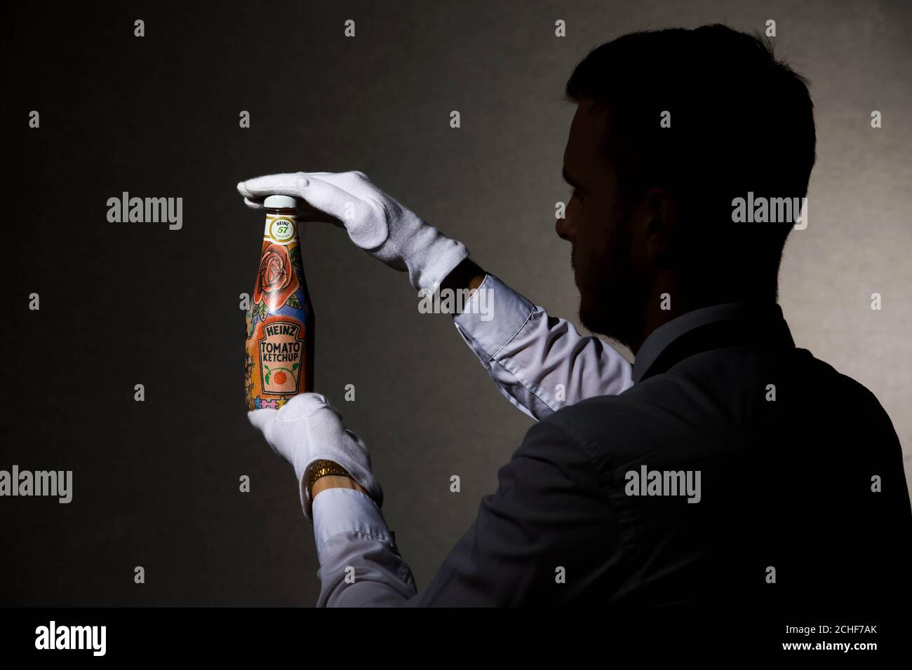 EDITORIAL USE ONLY A specially created Ed Sheeran X Heinz Tomato ...