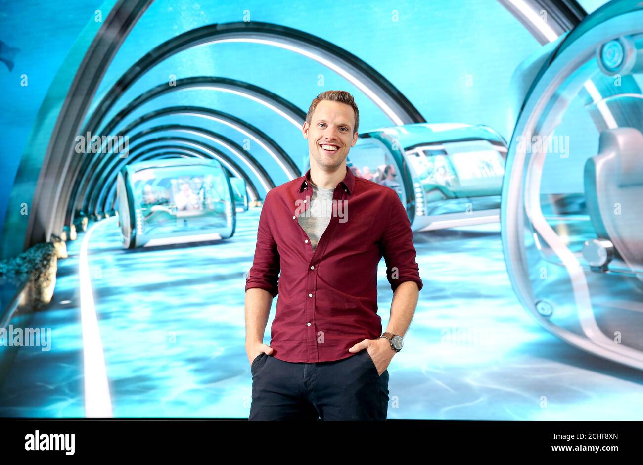 EDITORIAL USE ONLY Scientist and television presenter Greg Foot unveils ...