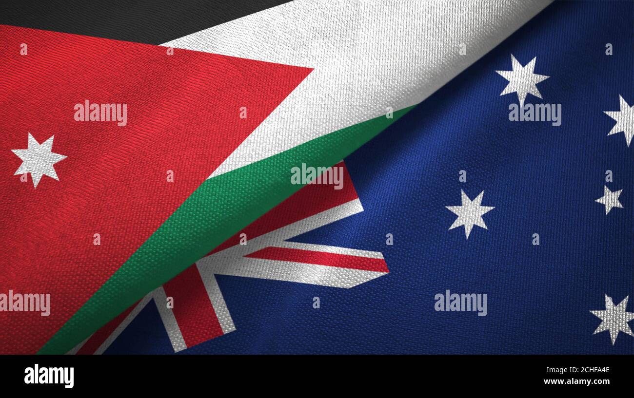 Australia jordan flag hi-res stock photography and images - Alamy