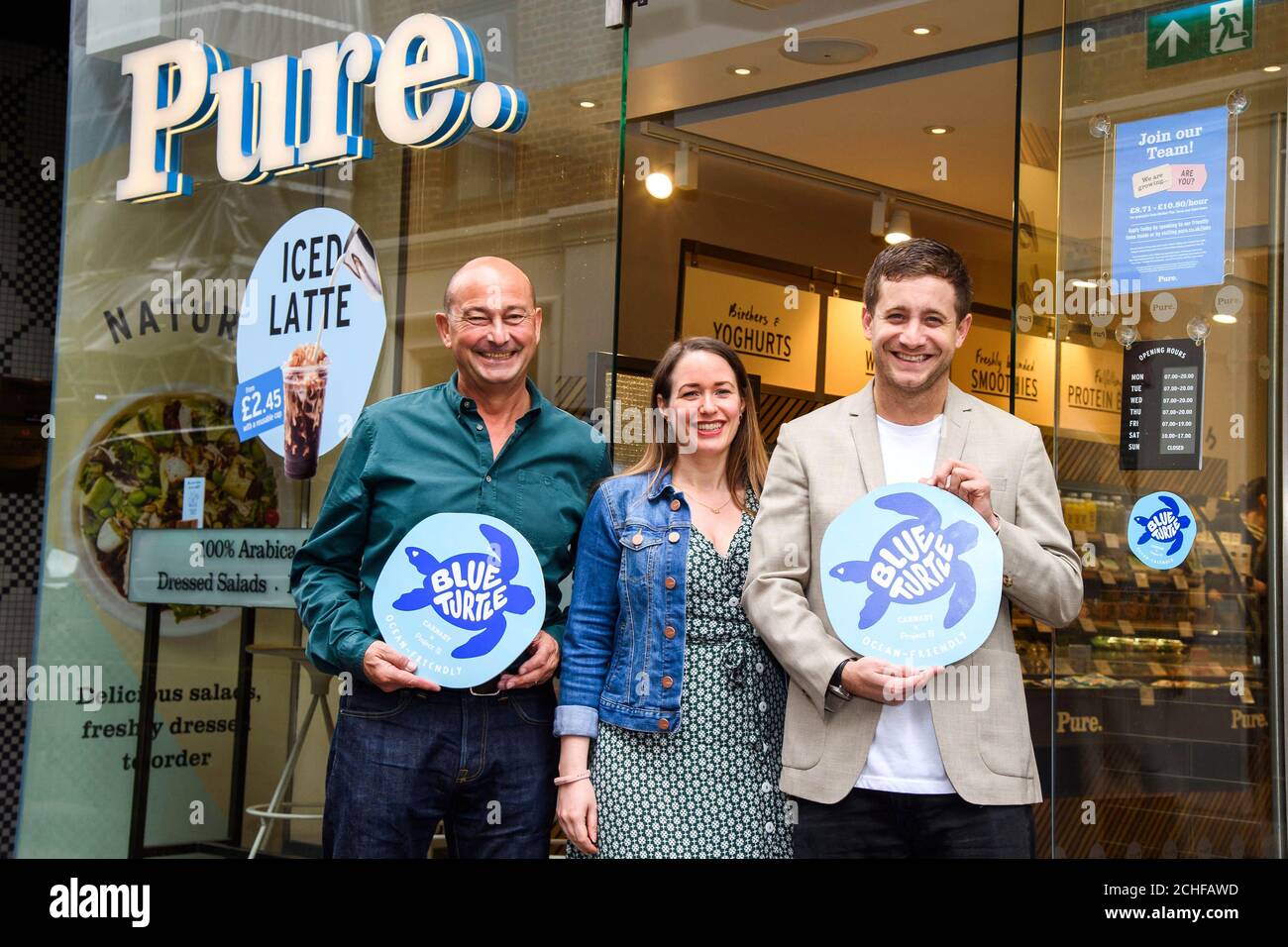 EDITORIAL USE ONLY (Left to right) Director of Shaftesbury Simon Quayle ...