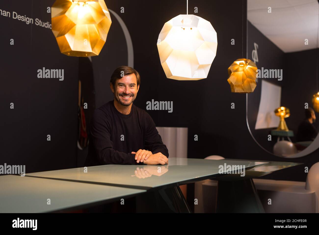 EDITORIAL USE ONLY Zachary Pulman of Zachary Pilman Design Studio with ...