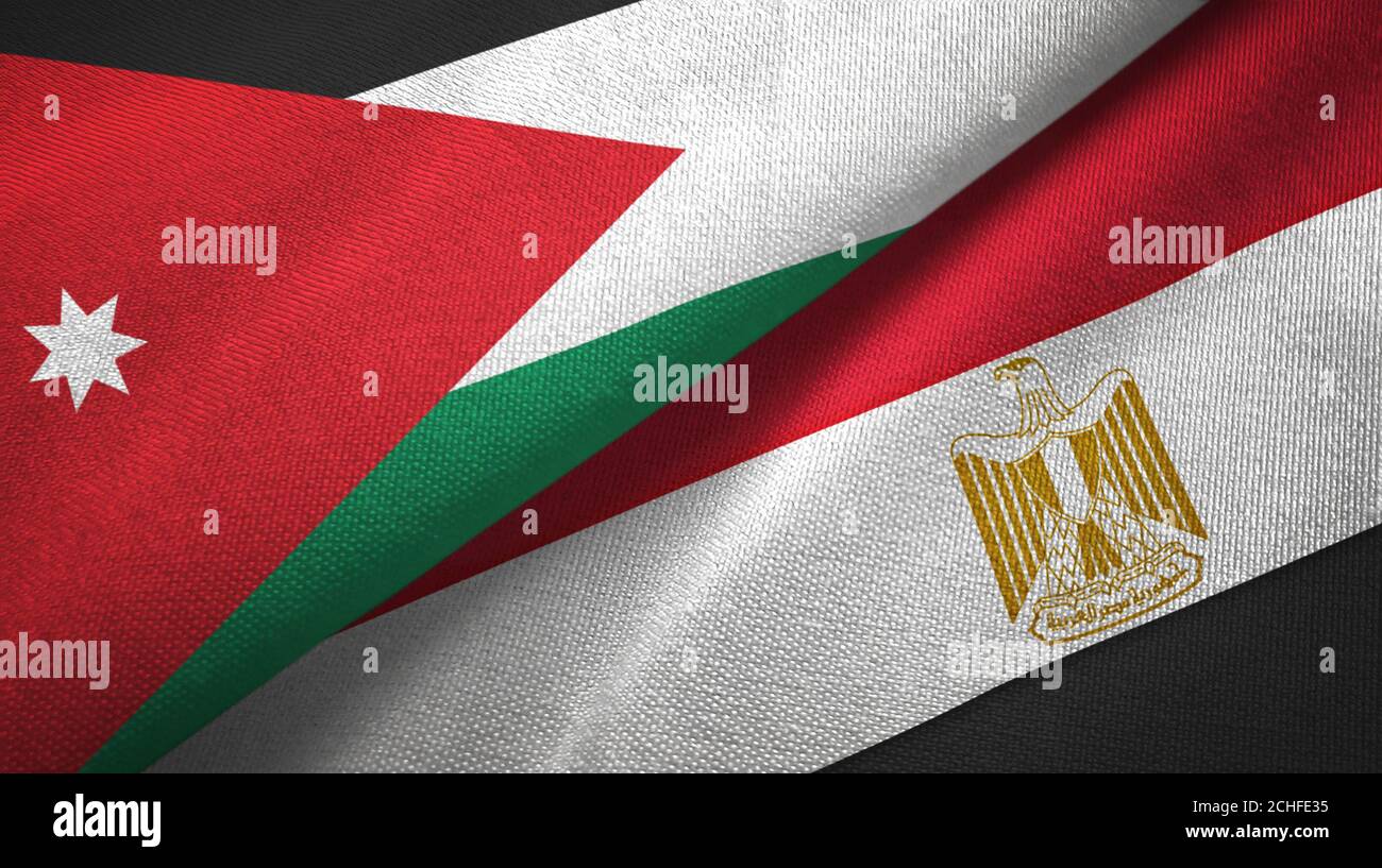 Jordan egypt flag hi-res stock photography and images - Alamy