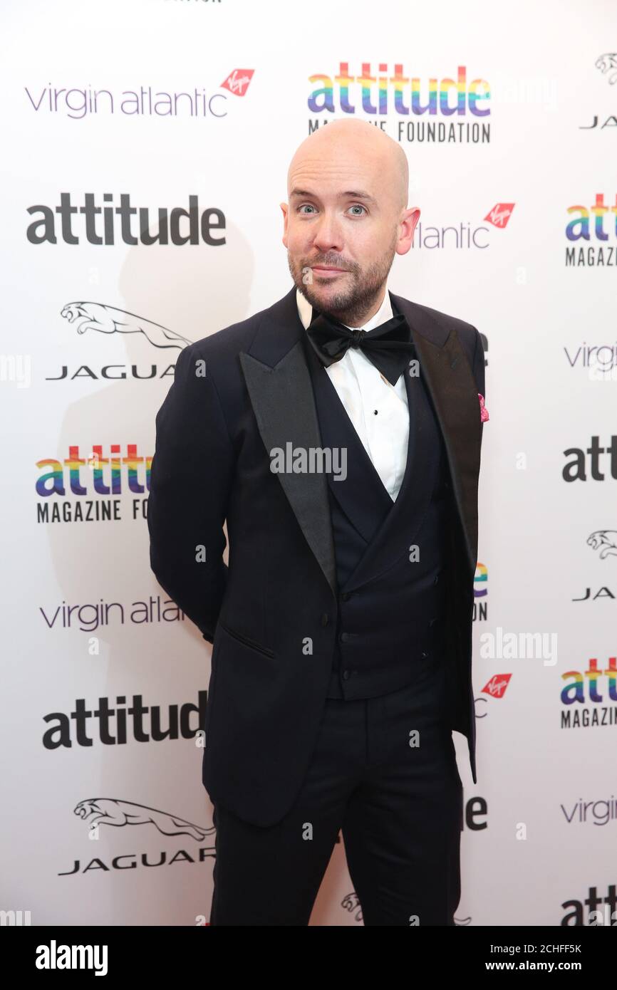 EDITORIAL USE ONLY Tom Allen attends the Virgin Atlantic Attitude ...