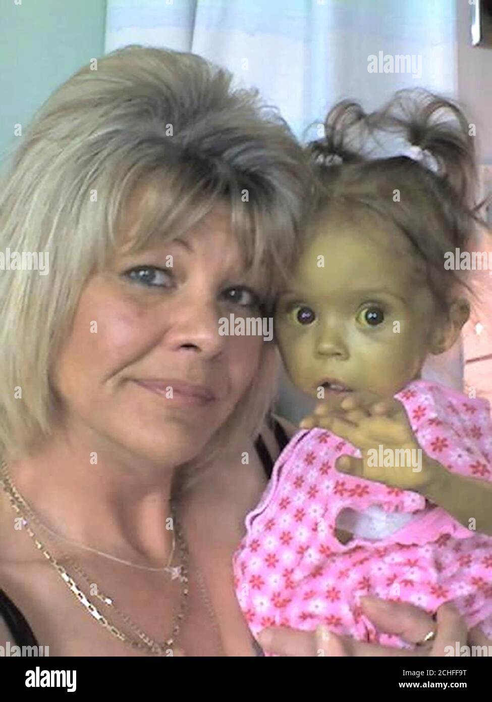 Undated family collect photo of 13-month-old Angel Fotheringham with ...