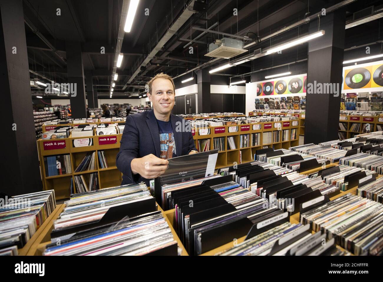 EDITORIAL USE ONLY Owner of hmv Doug Putman ahead of tomorrow's ...
