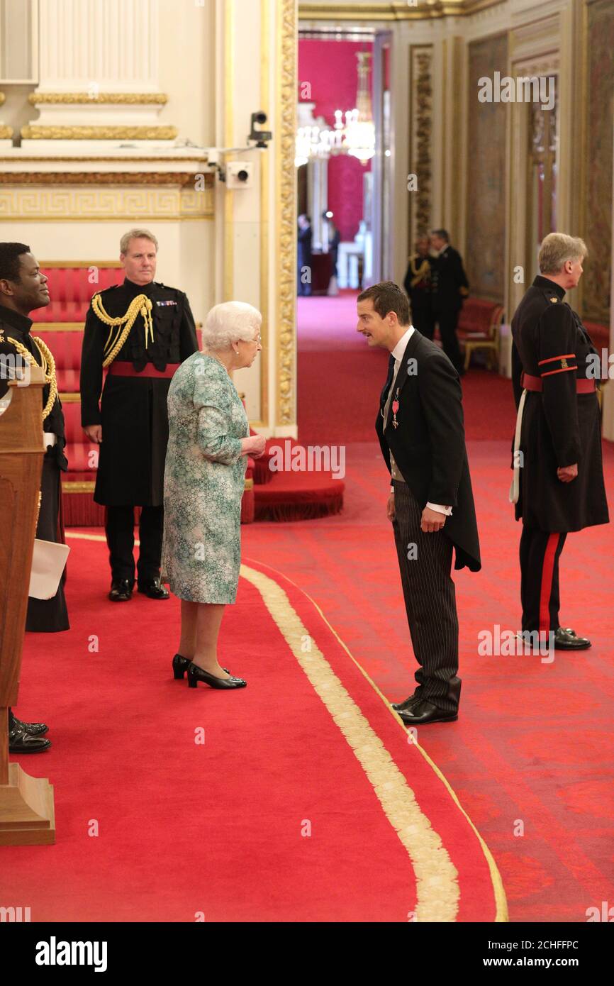 Edward 'Bear' Grylls from Ramsbury is made an OBE (Officer of the Order ...