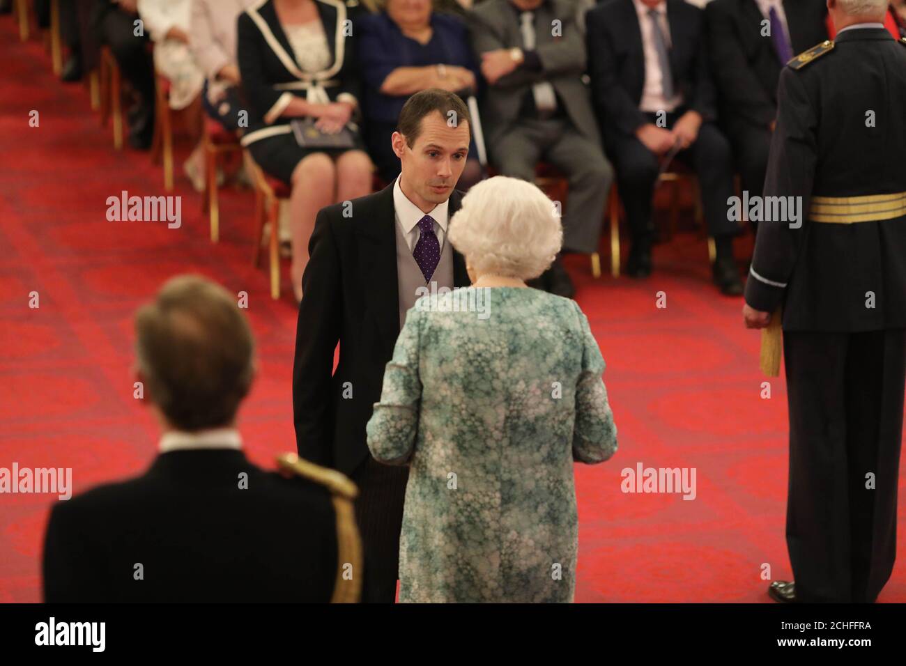 Mr. Christopher Jewell is decorated with the Queen's Gallantry Medal by ...