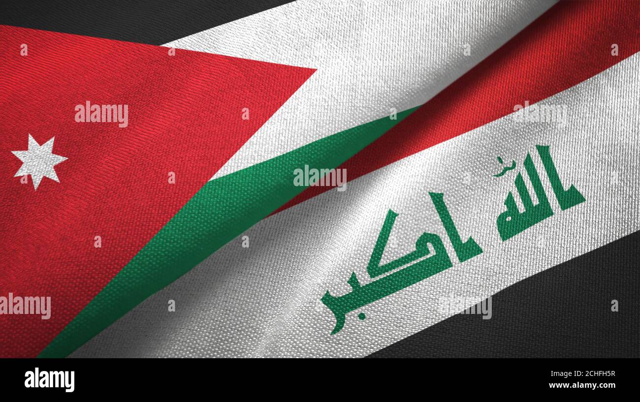 Jordan iraq flag hi-res stock photography and images - Alamy