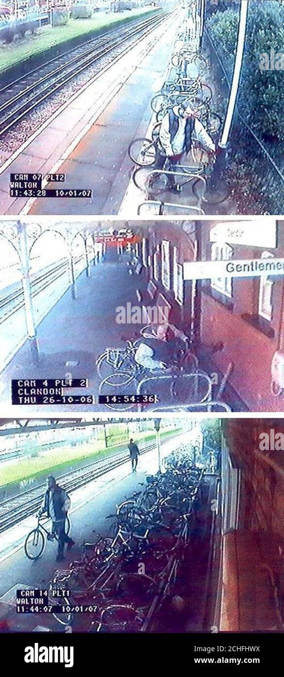 British Transport Police CCTV images of prolific bicycle thief Daniel ...