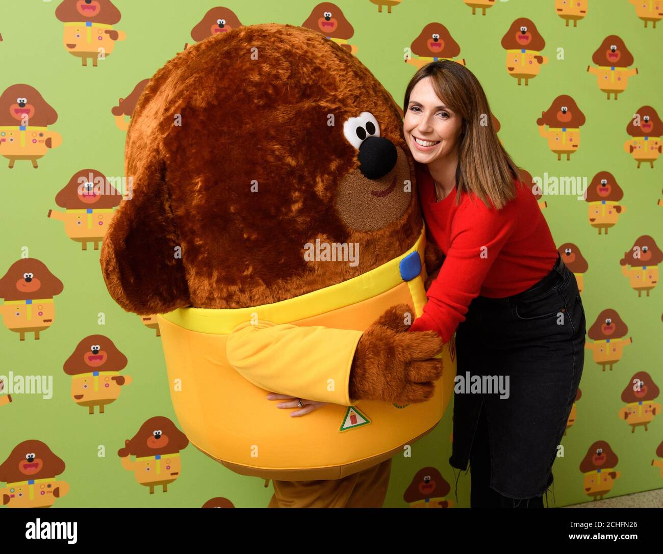 EDITORIAL USE ONLY Alex Jones attends the launch of Designing Duggee, a ...