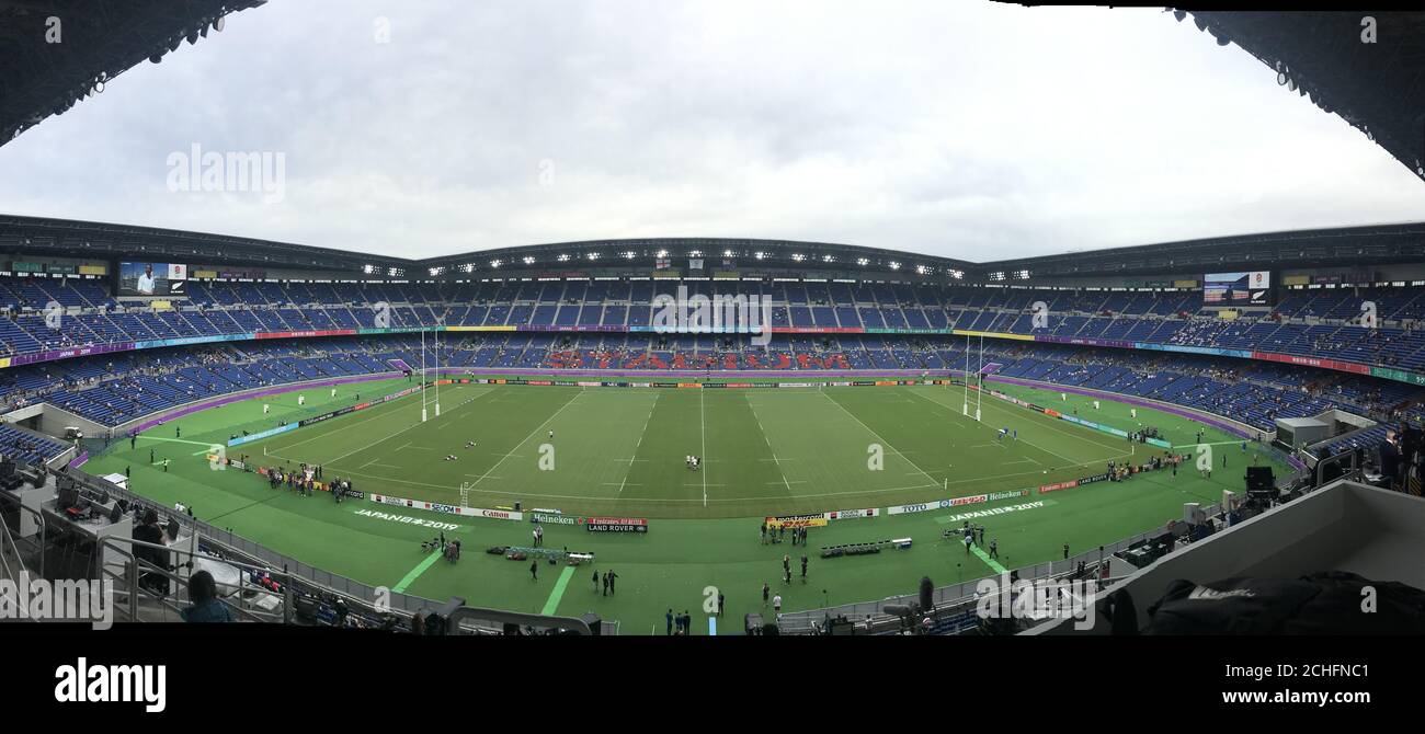 A general view of the stadium before the 2019 Rugby World Cup Semi ...