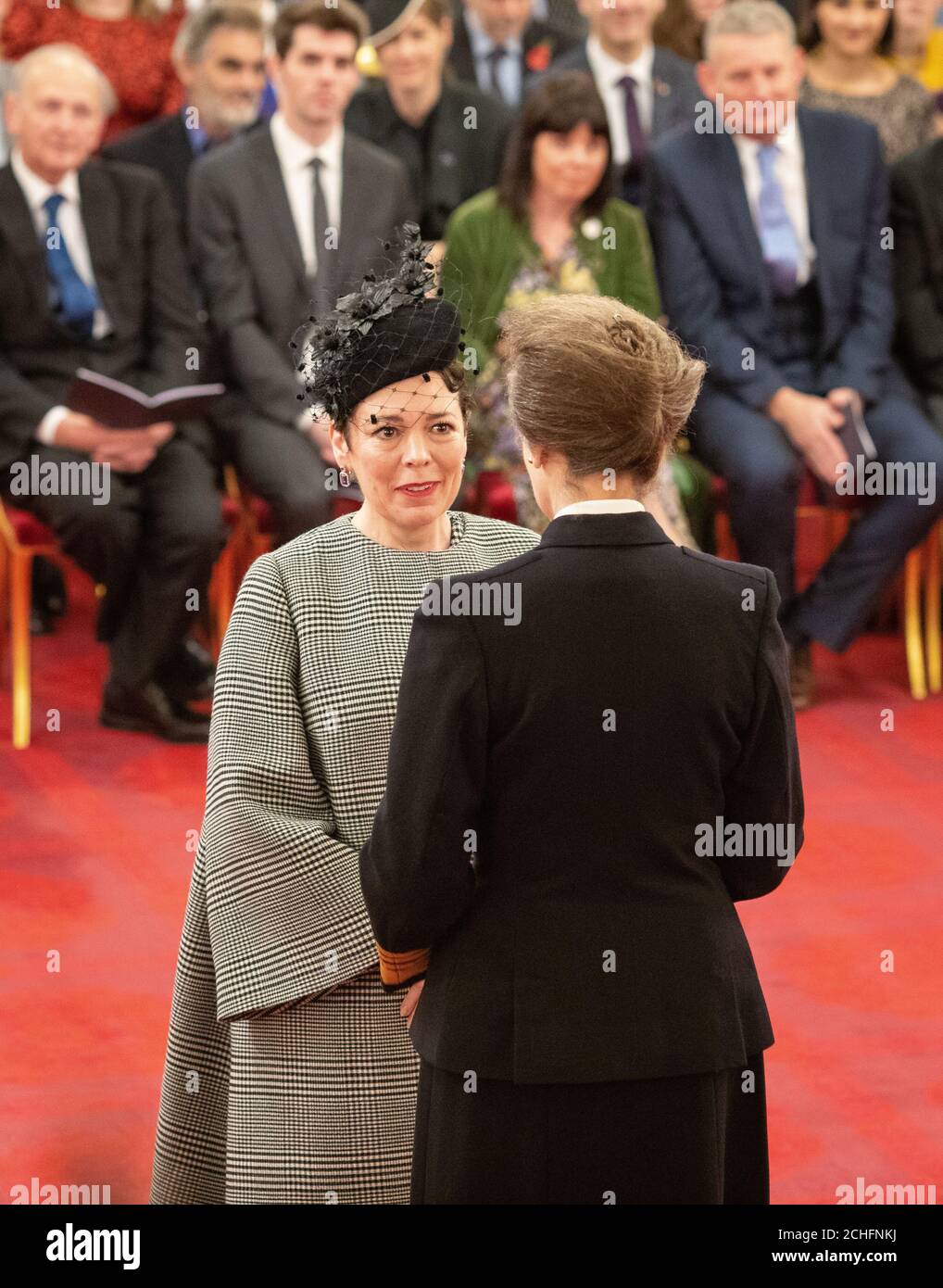 Actress Olivia Colman (real name Sarah Sinclair) receives a CBE ...