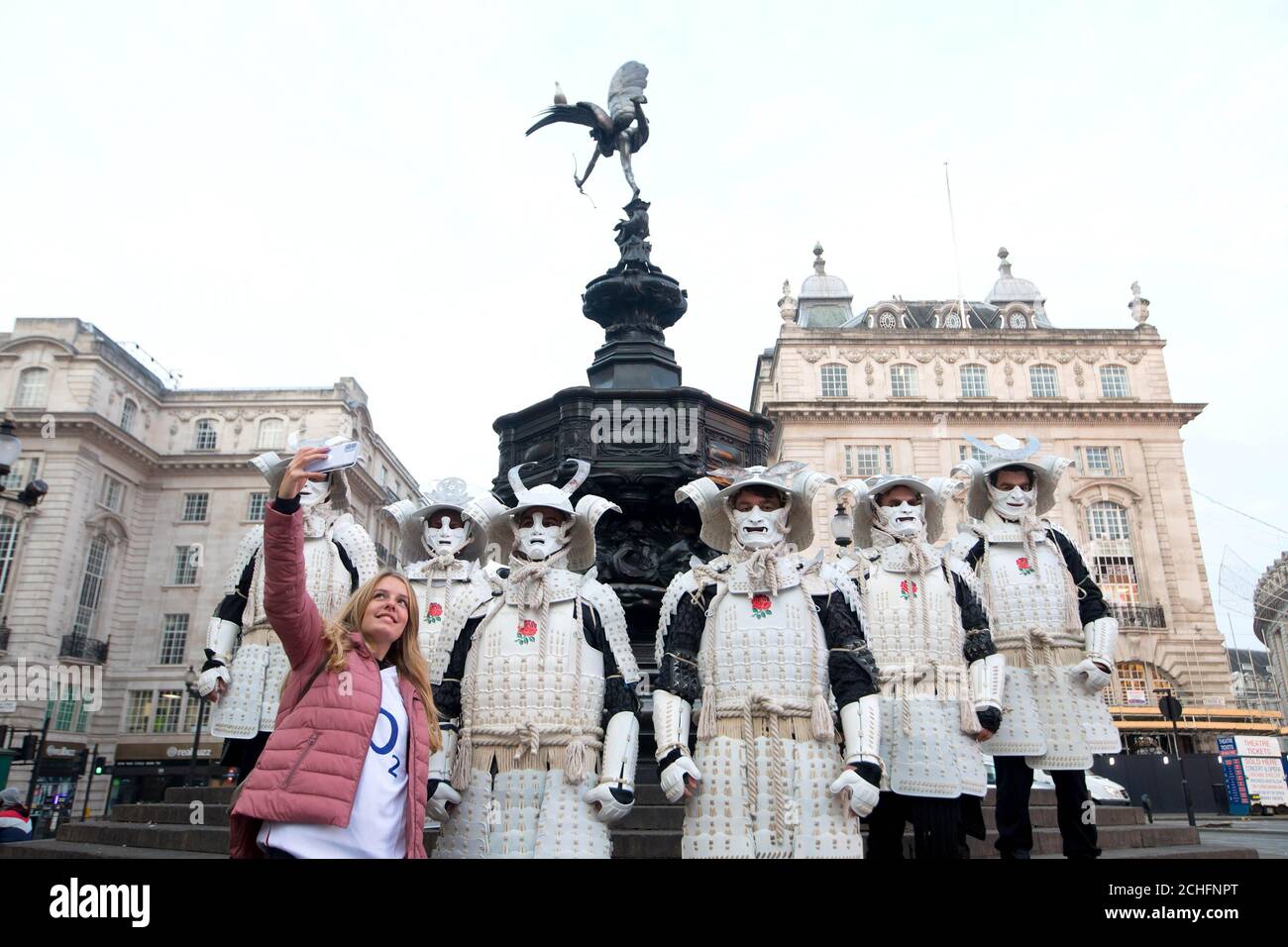 EDITORIAL USE ONLY Samurai characters are unveiled by O2 in London to ...