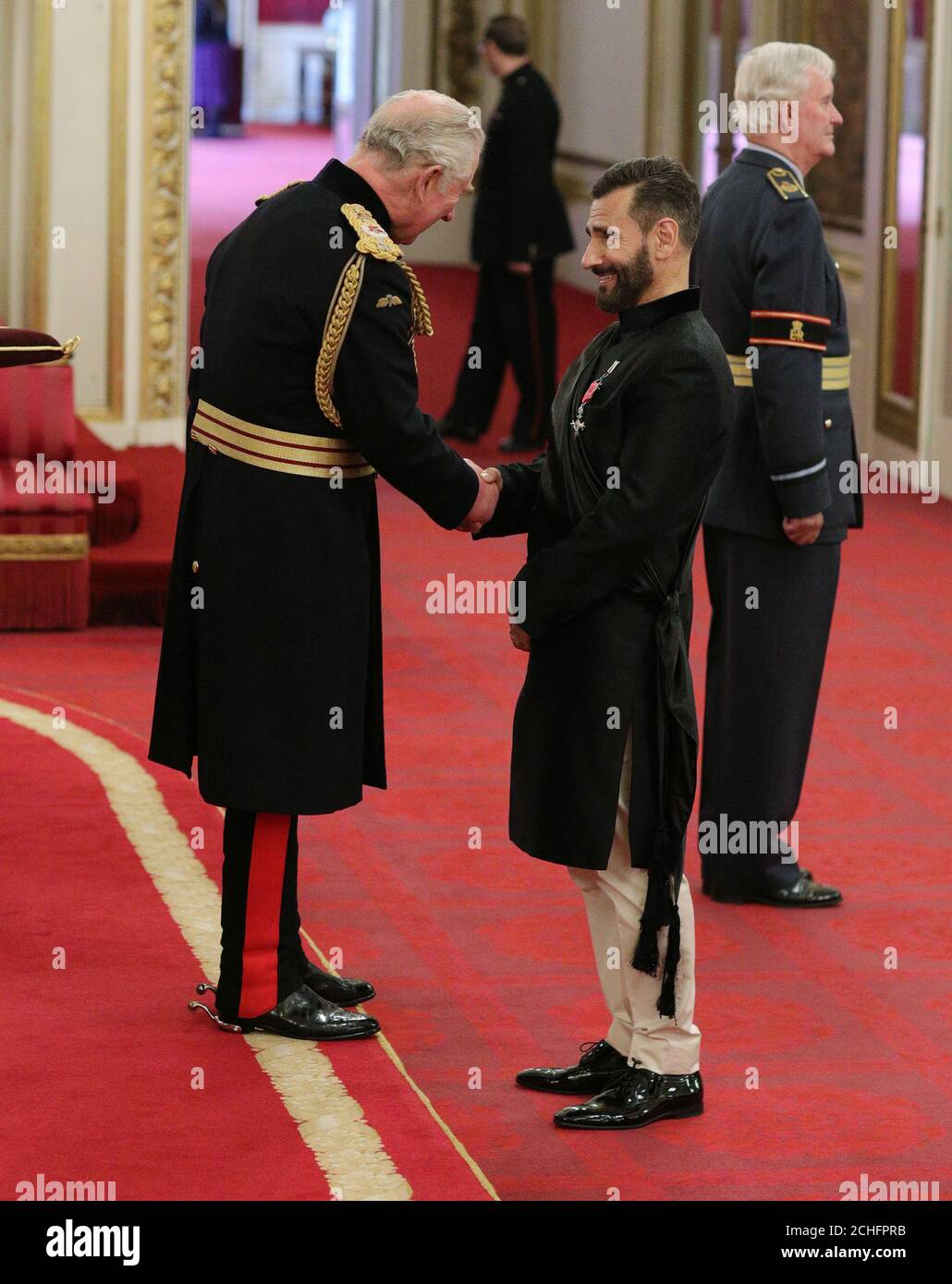 Made mbe by prince wales investiture ceremony buckingham palace hi-res ...
