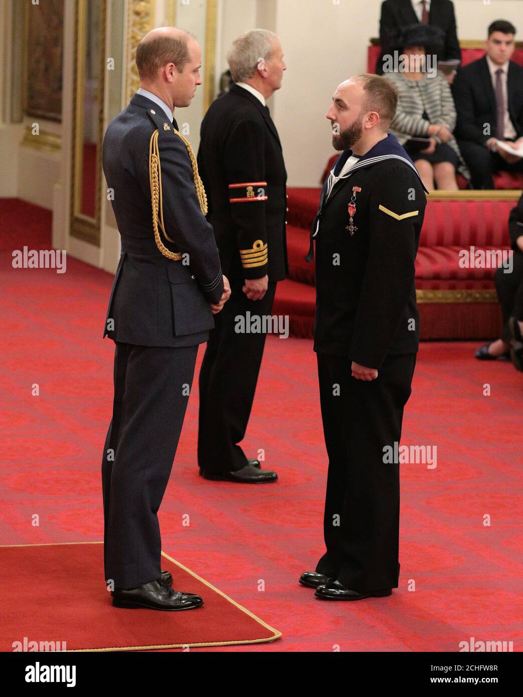 Air Engineering Technician Matthew Gallimore, Royal Navy, is made an ...