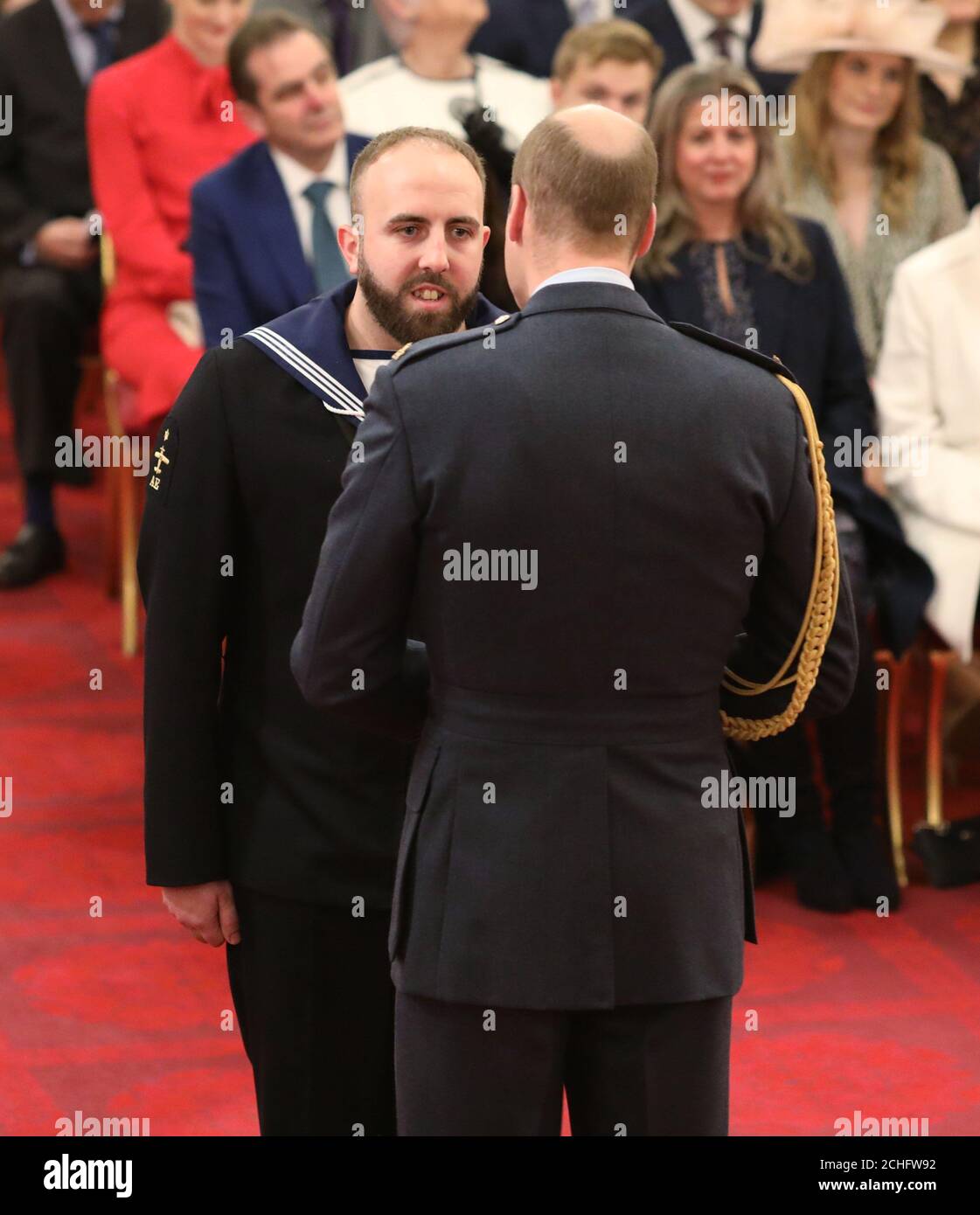 Air Engineering Technician Matthew Gallimore, Royal Navy, is made an ...