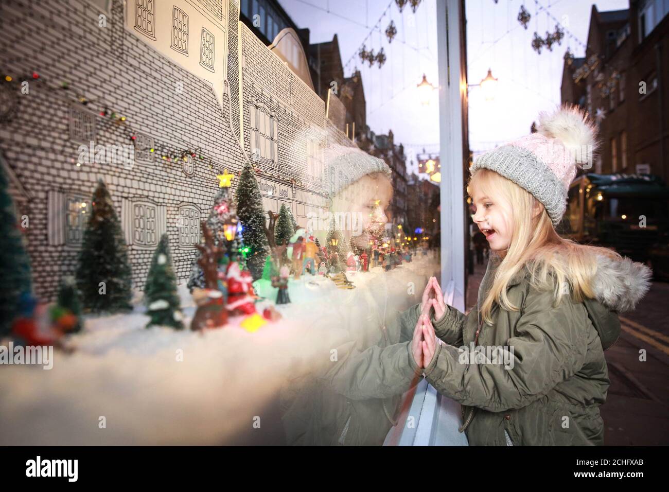 EDITORIAL USE ONLY Sophia Fox, age 3, visits the launch of the ÔGiving ...