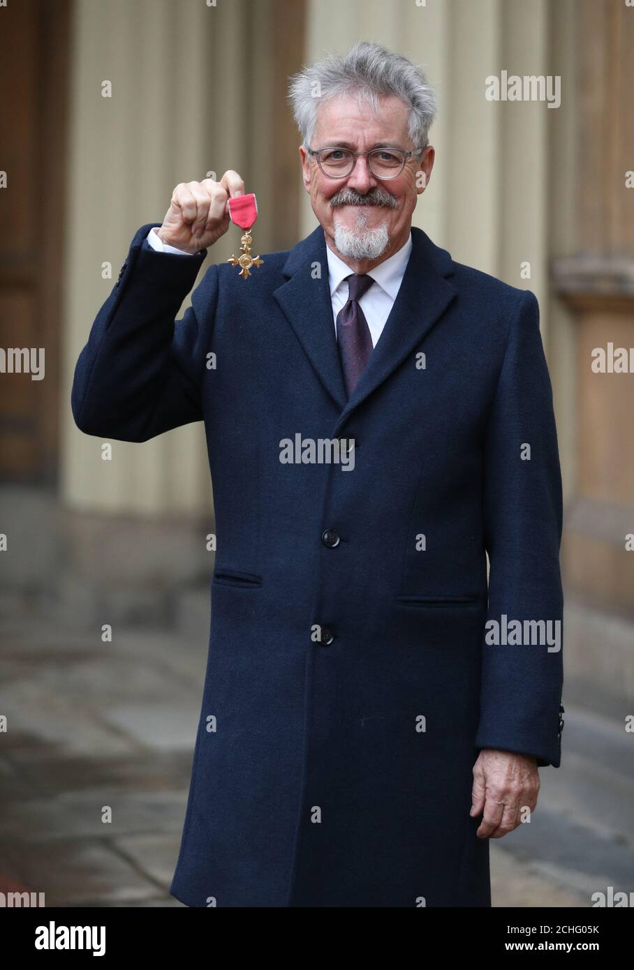 Griffith Rhys Jones after he was made an Officer of the Order of the ...