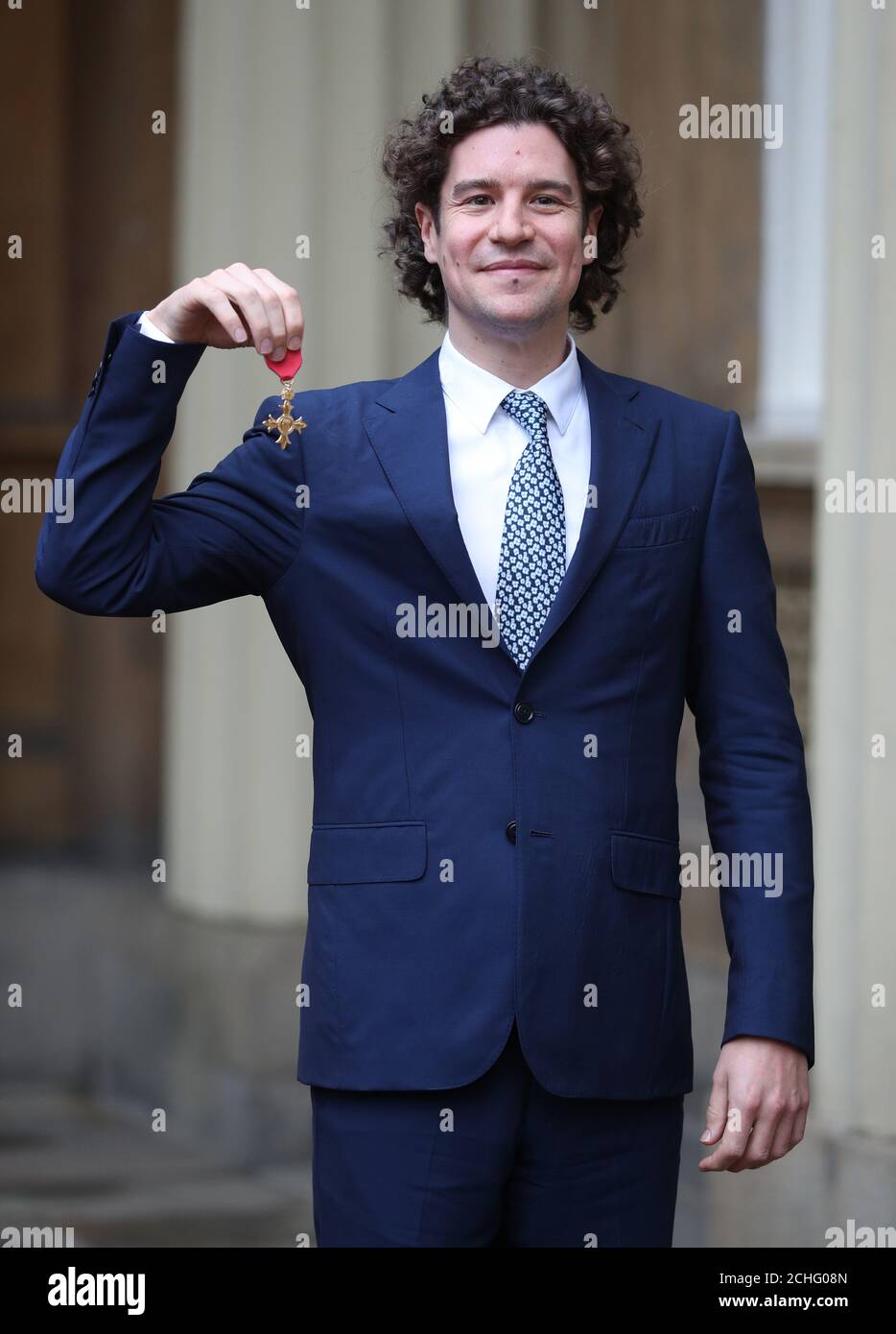 Robin Ticciati after he was made an Officer of the Order of the British ...