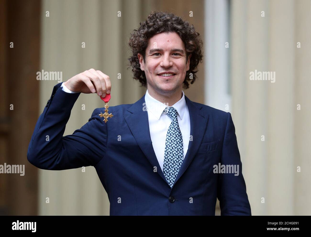 Robin Ticciati after he was made an Officer of the Order of the British ...