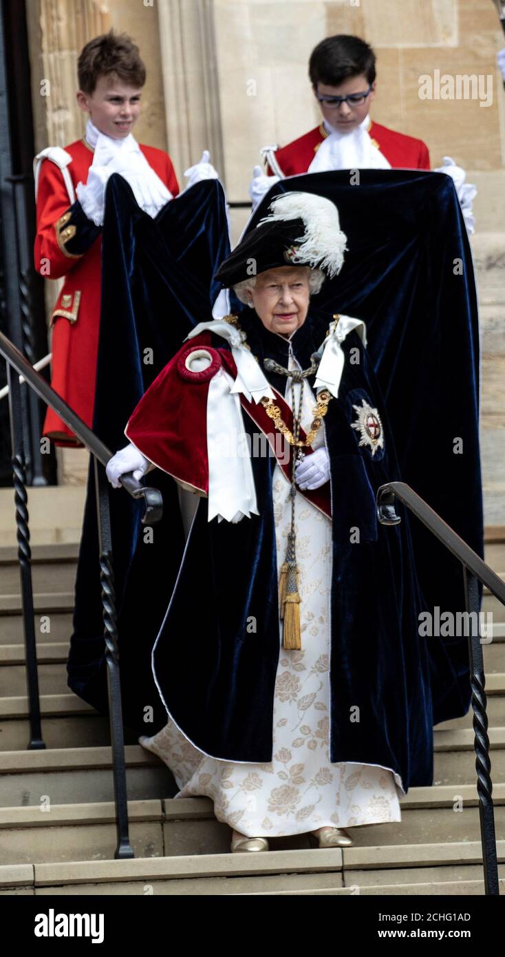 Order garter ceremony st georges chapel hi-res stock photography and ...