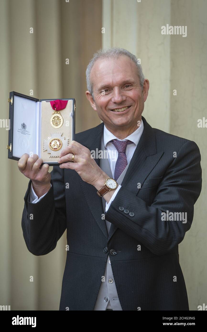 Sir David Lidington after receiving a knighthood for political and ...