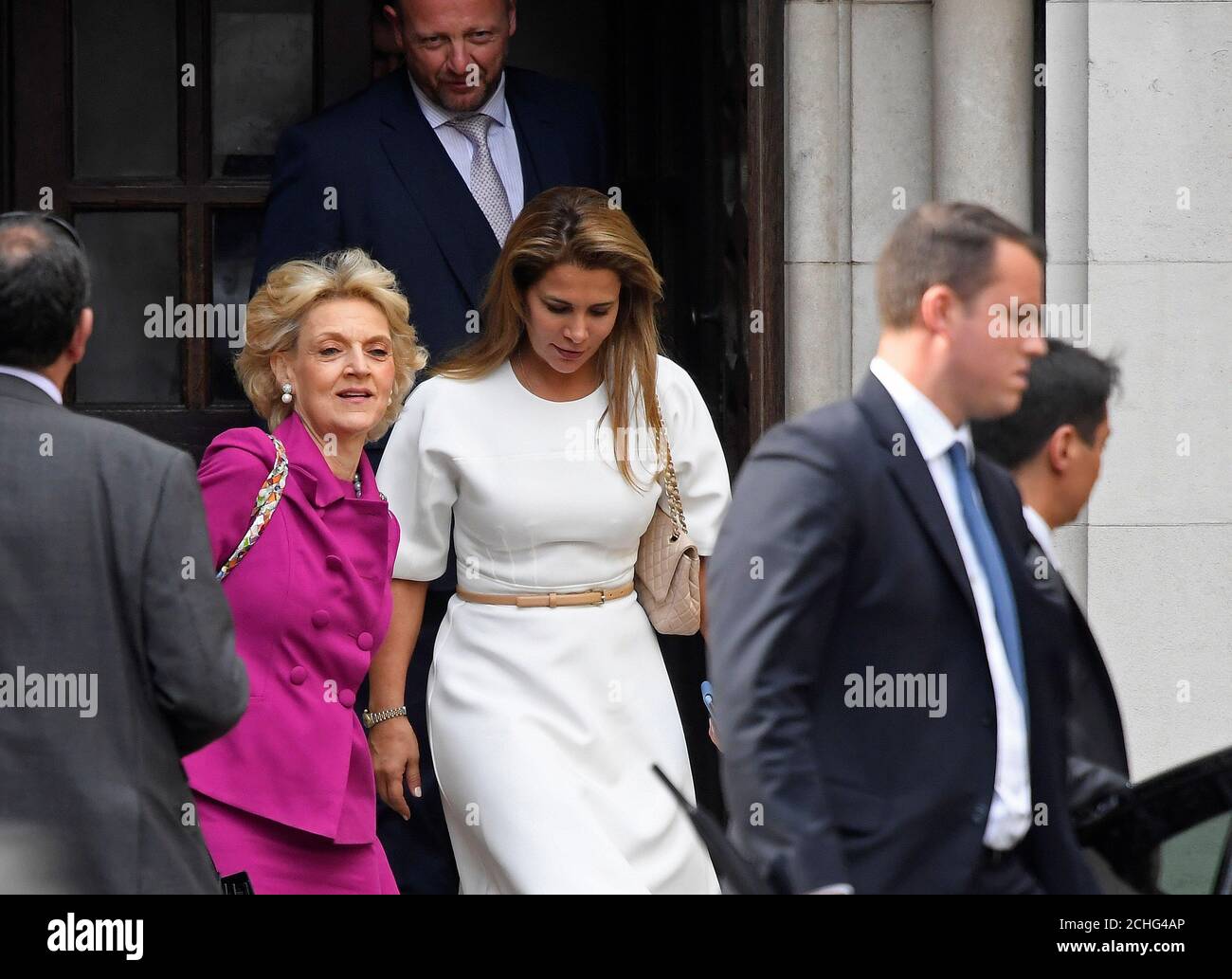 Princess Haya Baroness Fiona Shackleton High Resolution Stock ...
