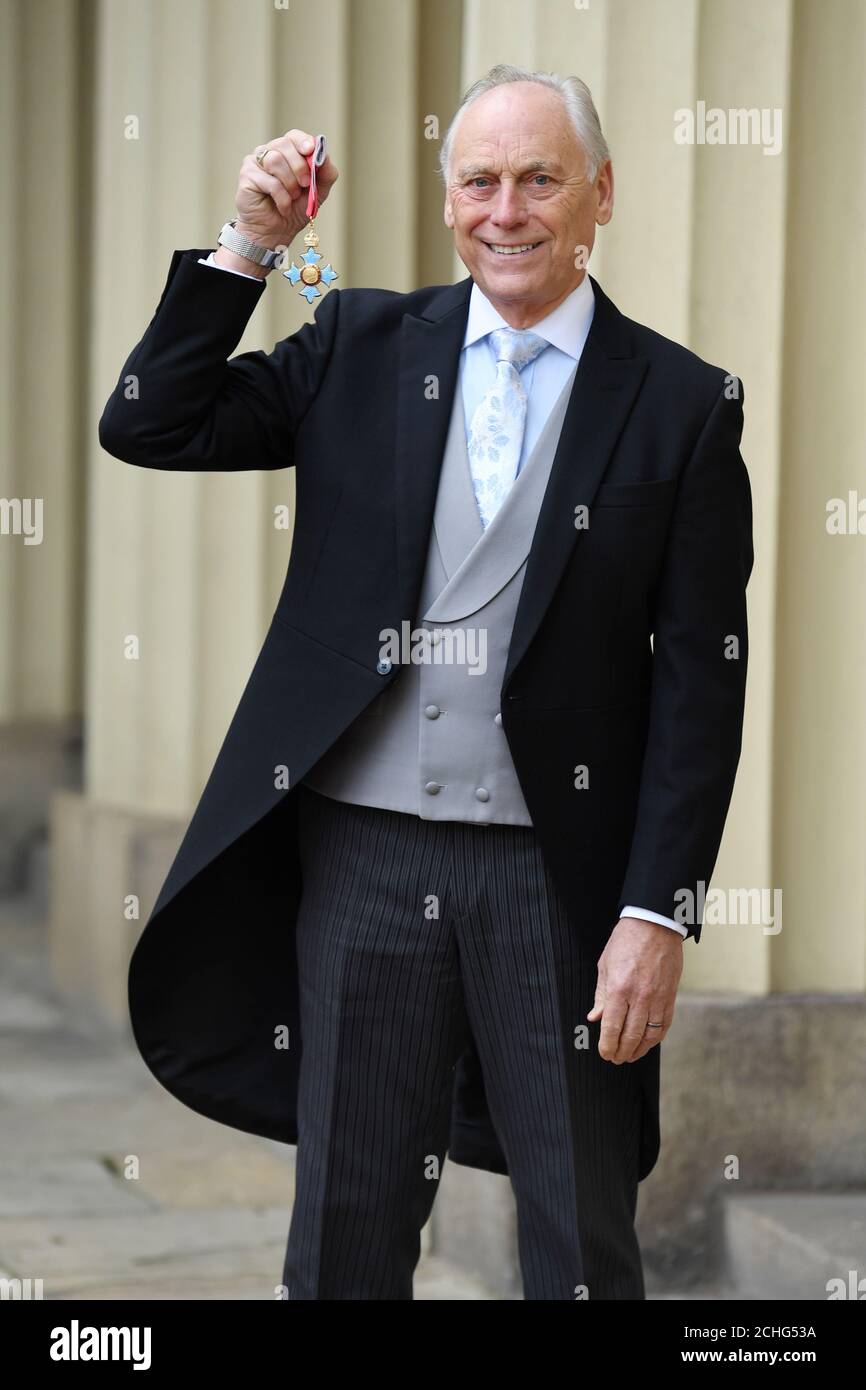 England and Wales cricket Board chairman Colin Graves with his CBE ...