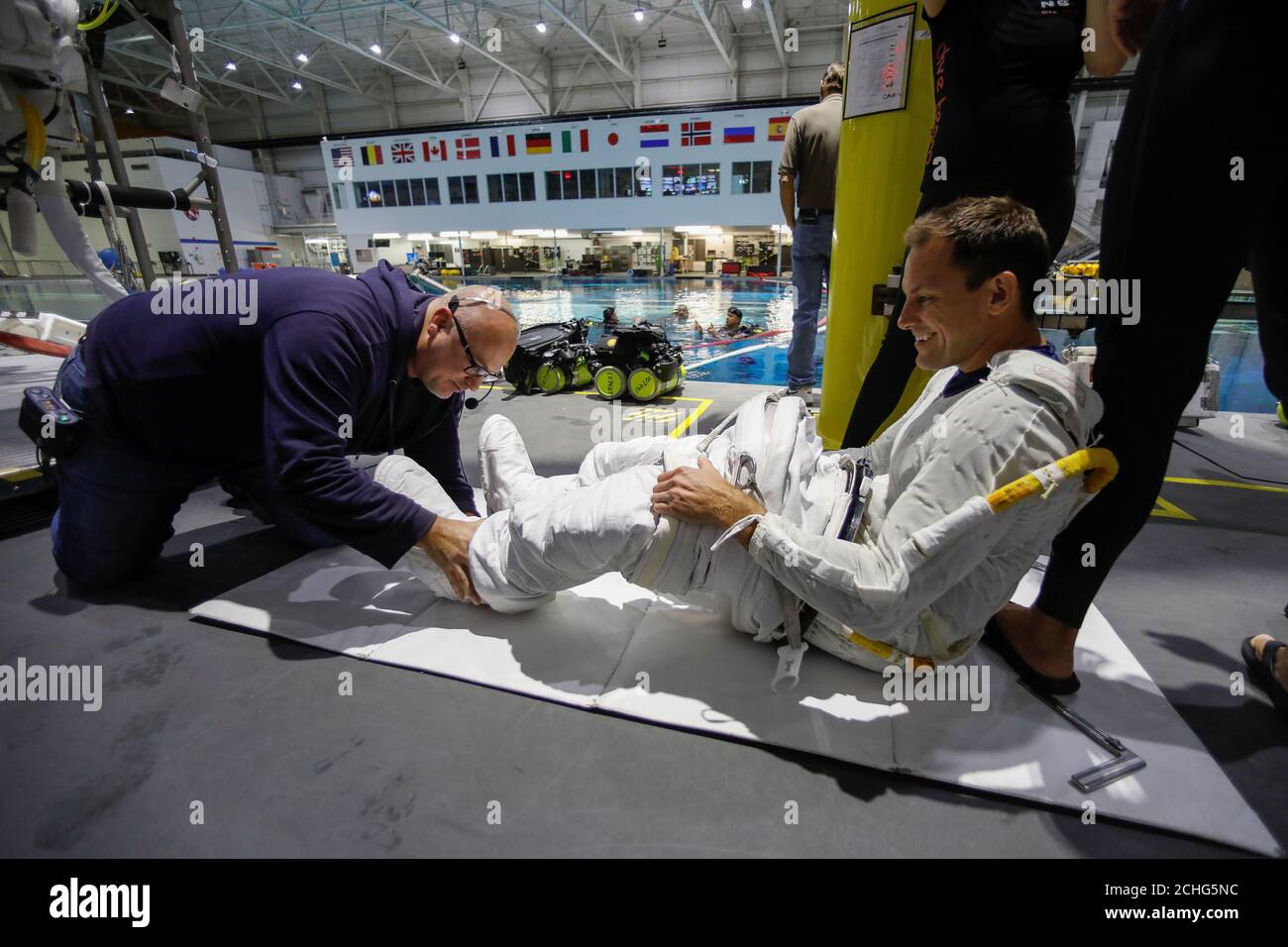 Boeing space suit hi-res stock photography and images - Alamy