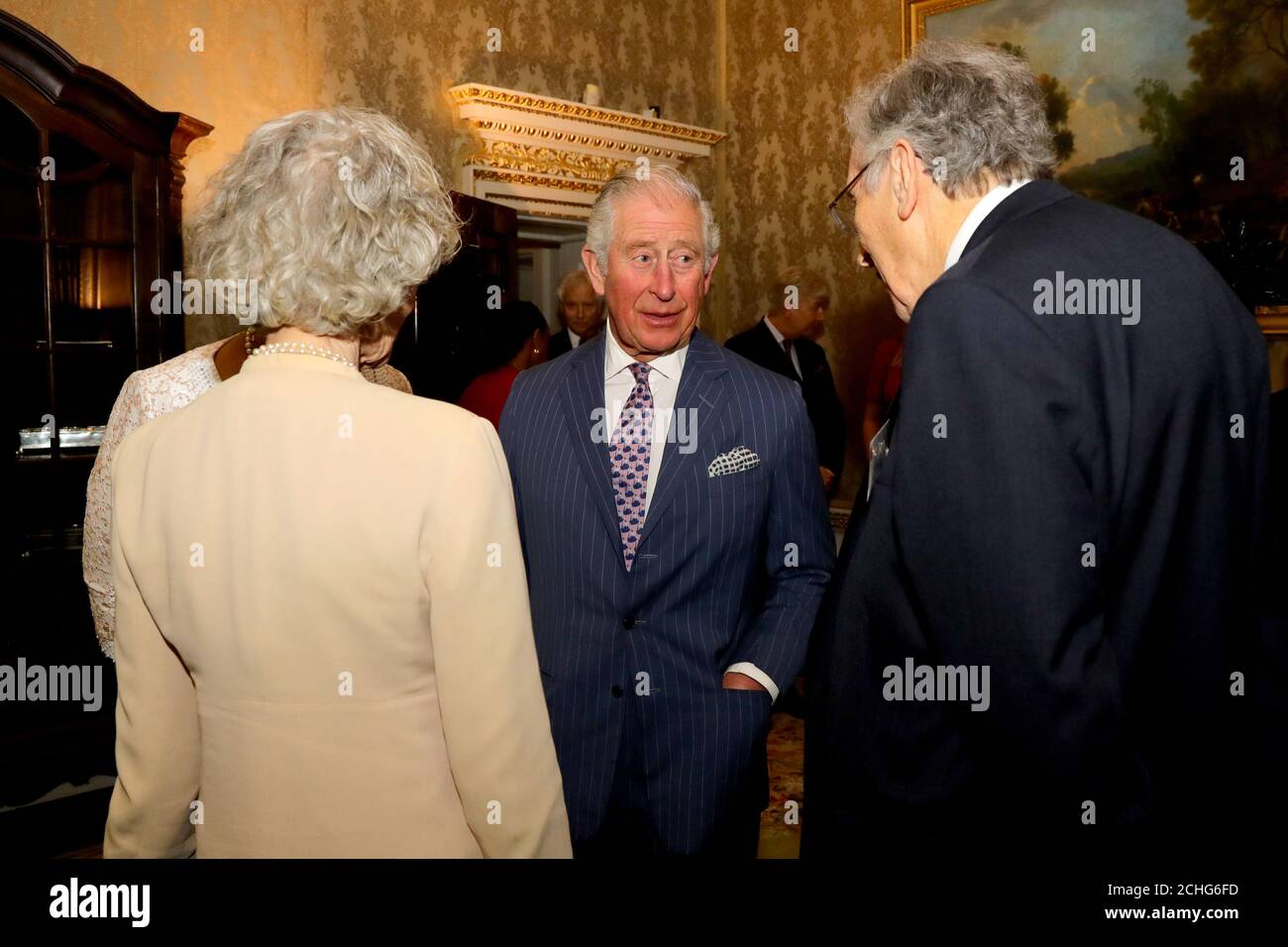 The prince wales speaks guests commonwealth reception marlborough house ...