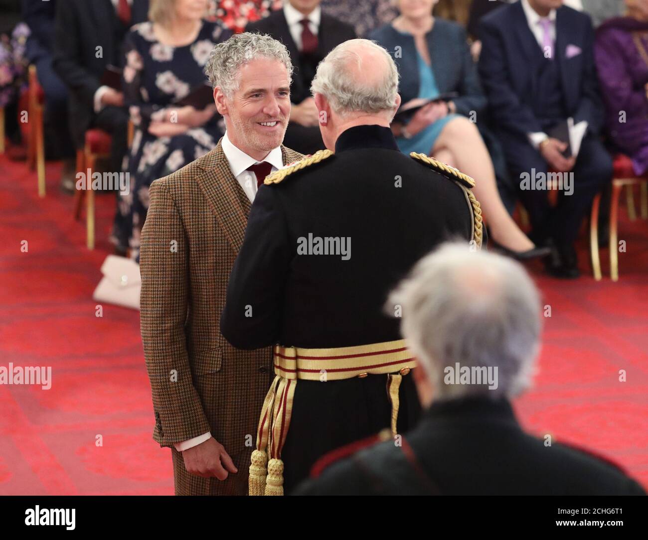 Gordon Buchanan from Glasgow is made an MBE (Member of the Order of the ...